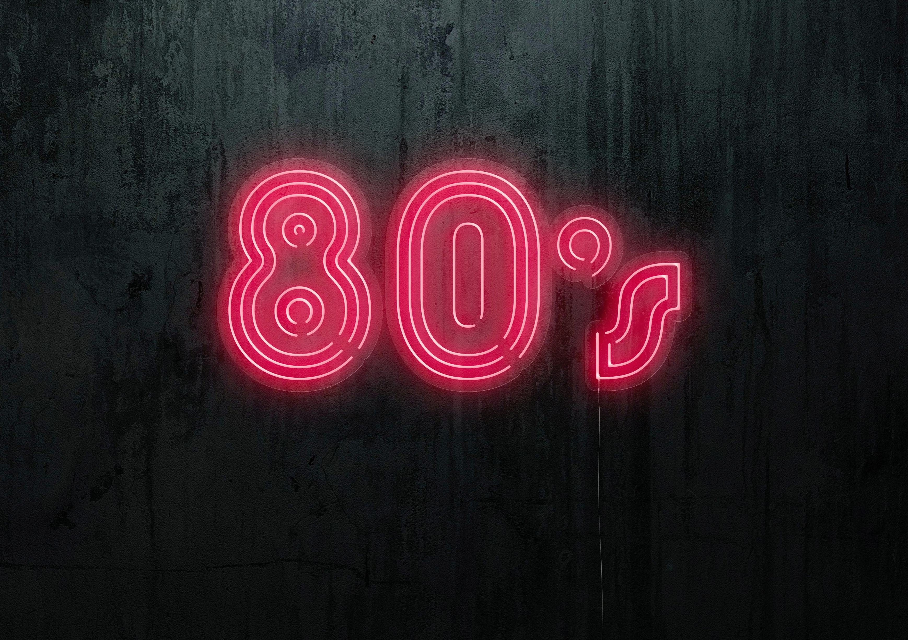 Carteles de Neón Led - Luces de neón "80´s"