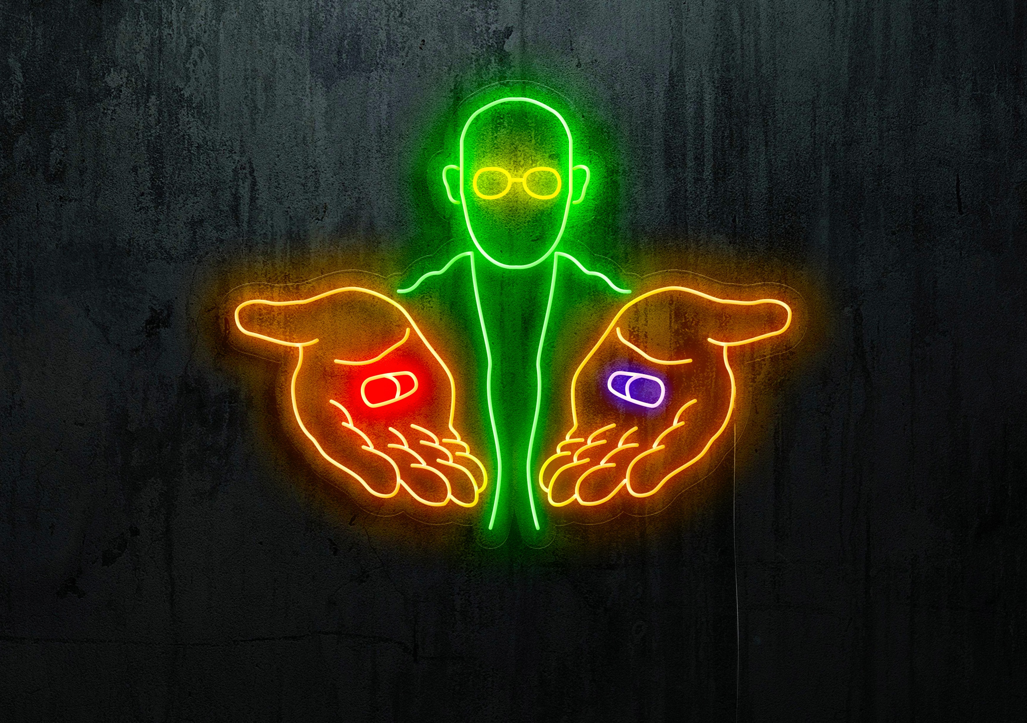 Neón Led " Matrix"