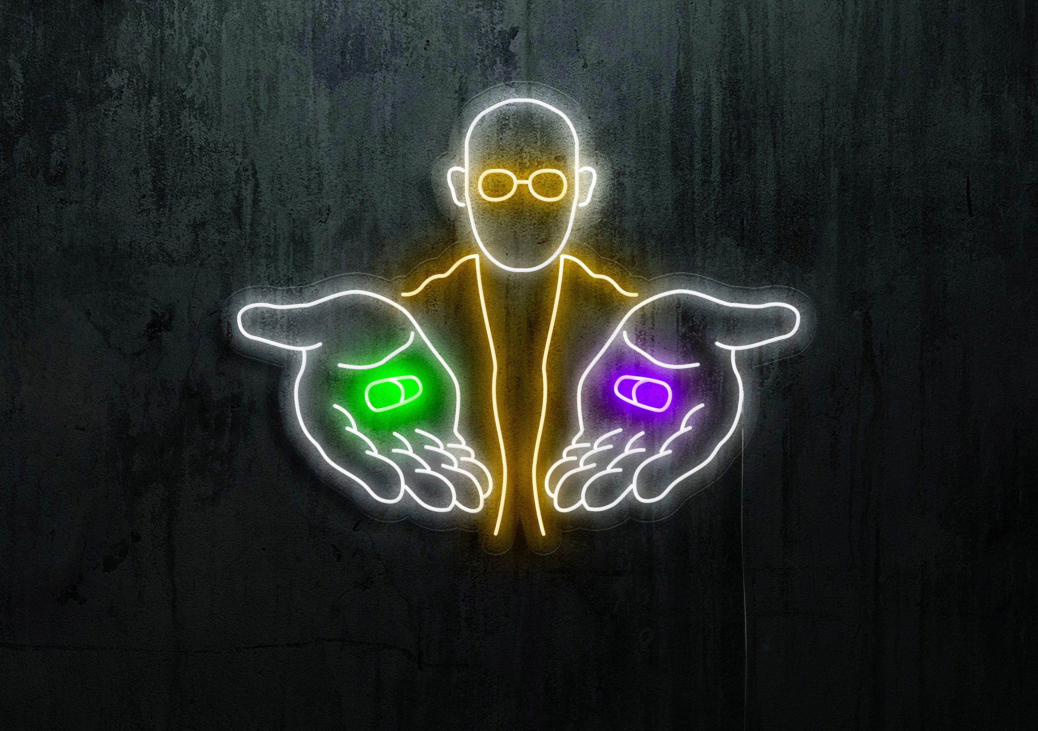 Neón Led " Matrix"
